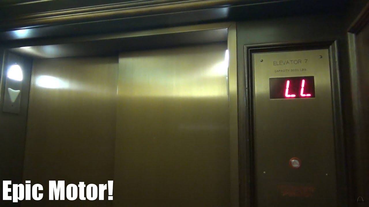 Epic Motor! Modernized Dover Hydraulic Elevator @ American Club East Wing - Kohler, WI