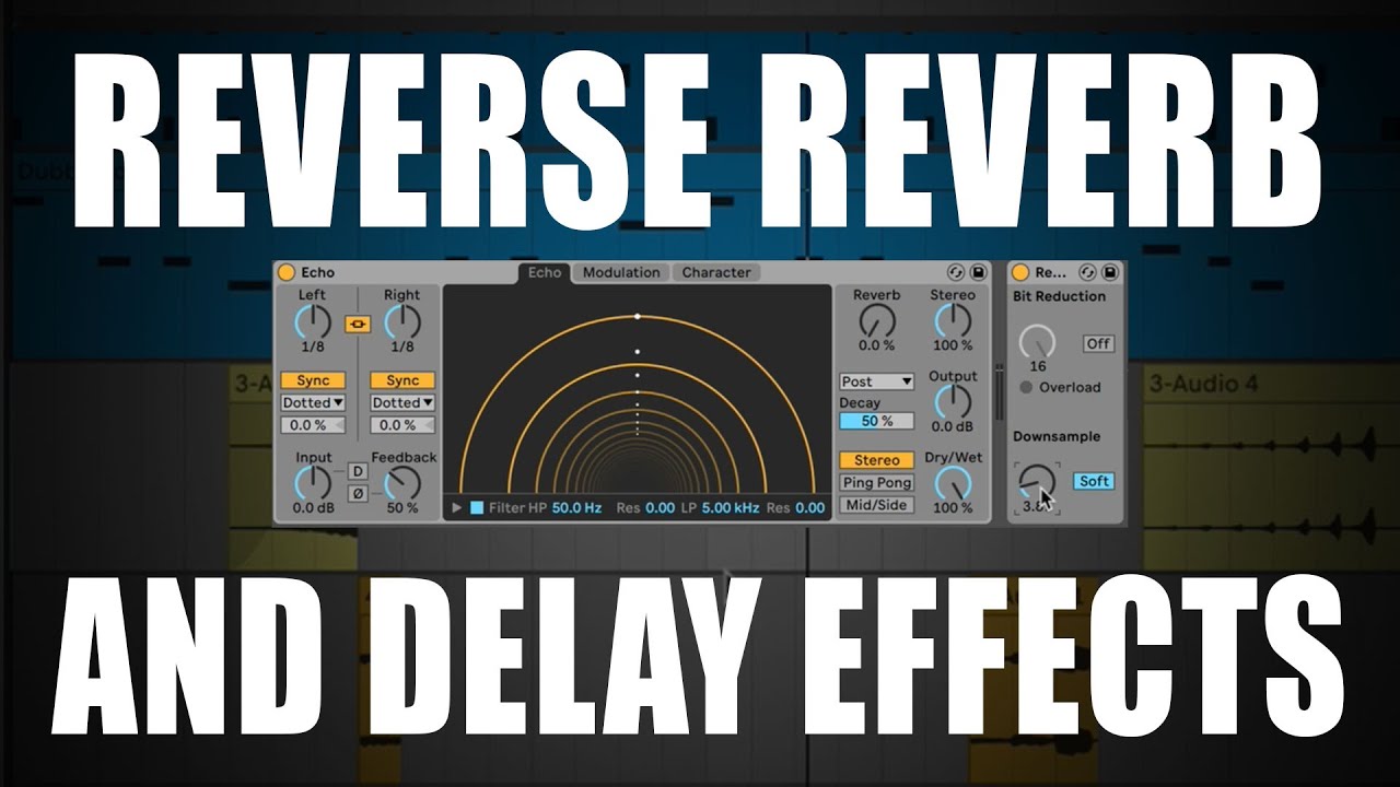 Ableton Reverse Reverb and Delay Effects