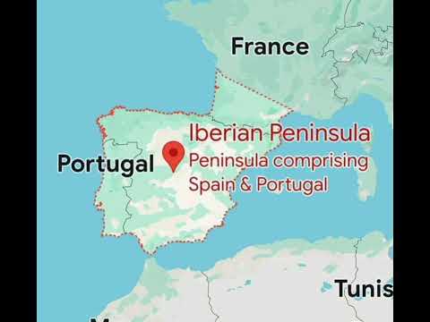 Today I Learned The Iberian Peninsula is not just Spain and Portugal.