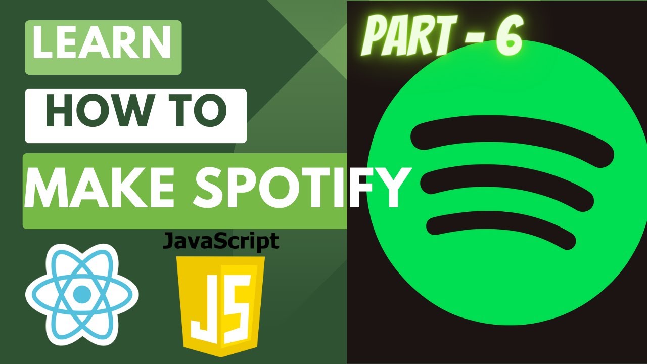 How to make Spotify | Music Player APP using React.js | JavaScript  | Part - 6