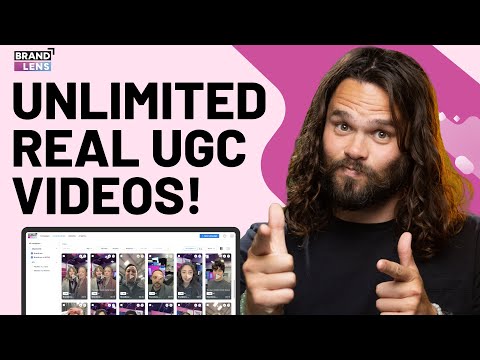 Crowdsource Unlimited Real User-Generated Videos with BrandLens