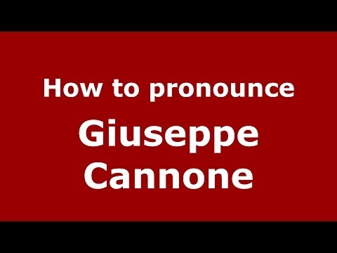 How to pronounce Giuseppe Cannone (Italian/Italy) - PronounceNames.com