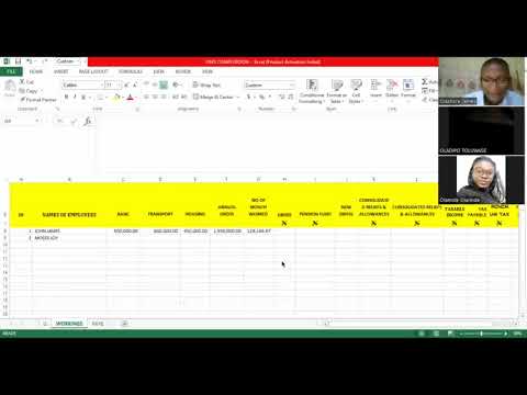 PAYROLL (PAYE, PENSION & JOURNALS)