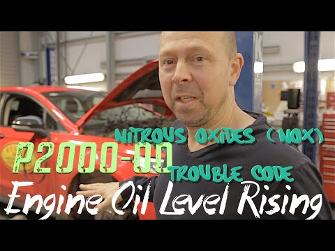 p2000-00 Trouble Code, (NOx) Nitrous Oxides Number 1 Trap Efficiency....Engine Oil Level Rising !!