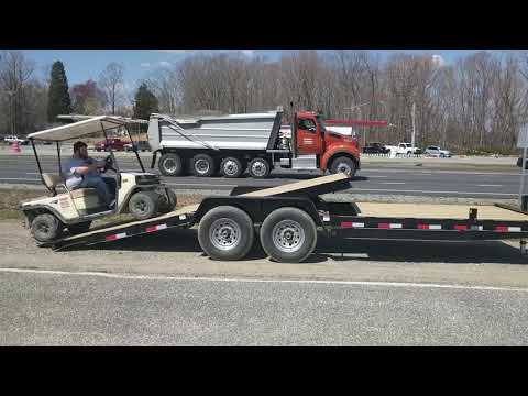 Equipment Trailer: 82x22 ft (8+14 ft) 14k tilt