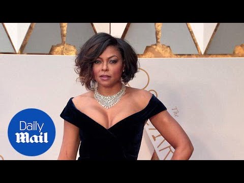 Stunning! Taraji P. Henson channels old Hollywood at Oscars - Daily Mail