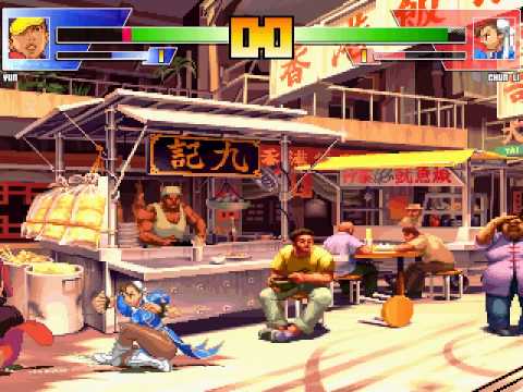 MUGEN Extra Stages Download - SFIII2 Yun (SFIII 2'nd Impact)[AI Battle]