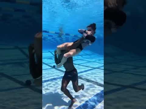 male vs female wrestling underwater wrestling I Cat Zingano in deal #wrestling #training
