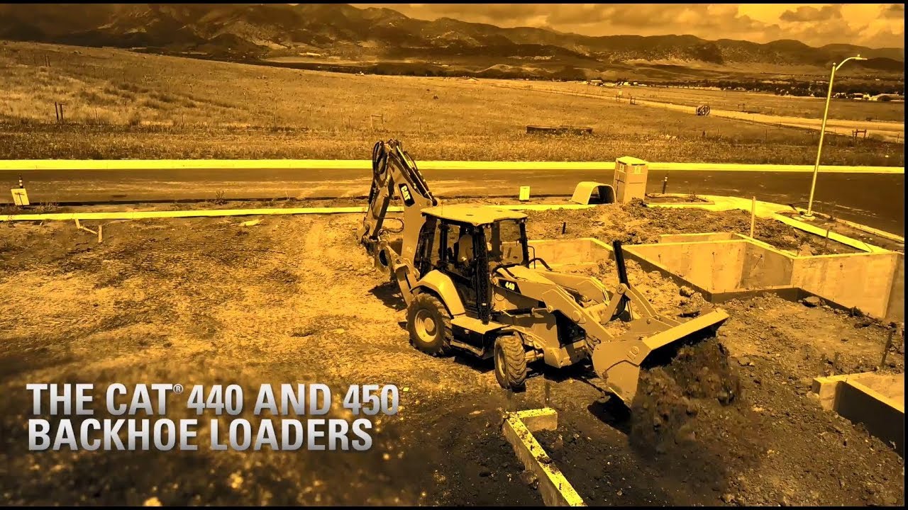 Cat® Backhoe Loader 440 and 450 Overview