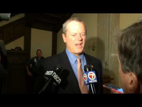 Gov. Charlie Baker on Death of Auburn Police Officer Ronald Tarentino