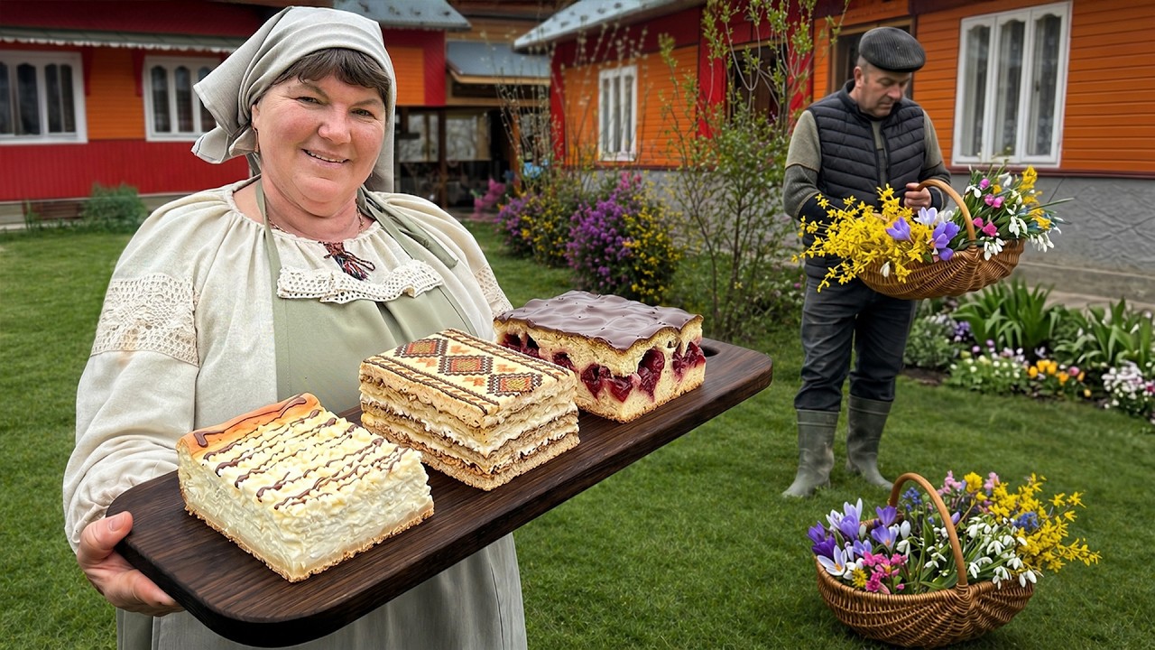 She Bakes These Every Spring! Traditional Ukrainian Cakes You’ve Never Seen