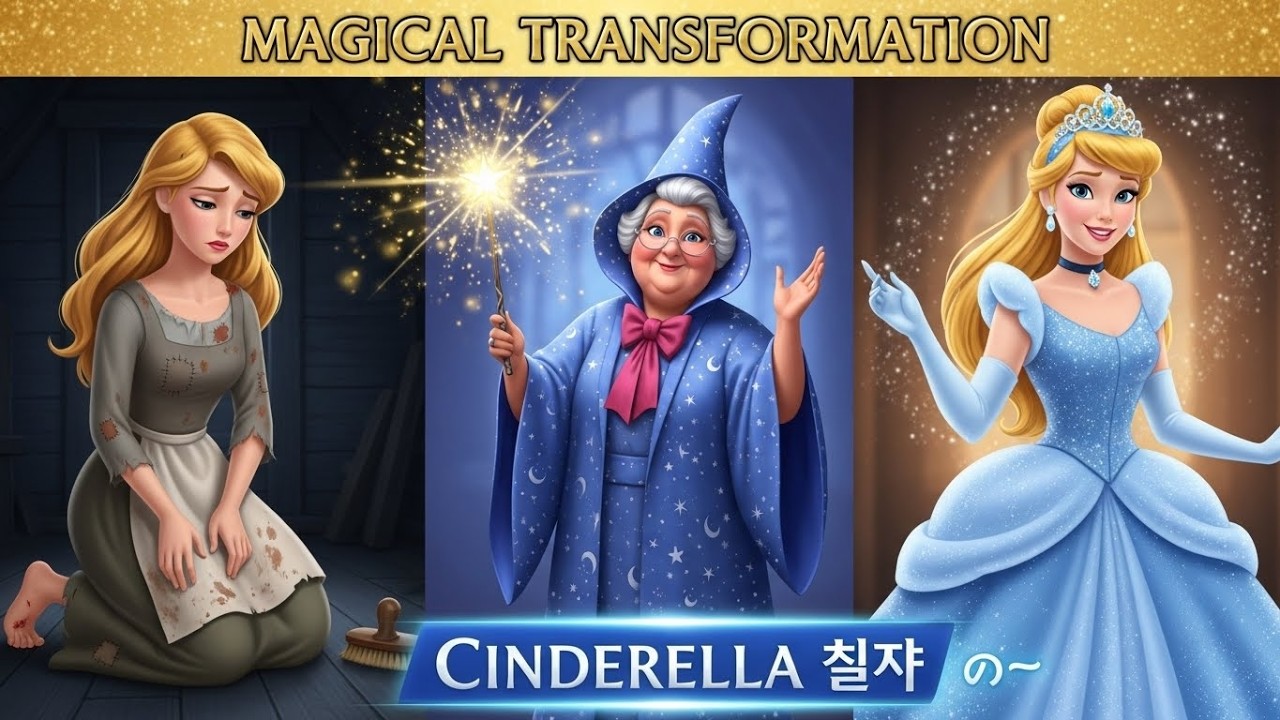 The Story of Cinderella | Magic Fairy Tale Animation | Bedtime Stories in English