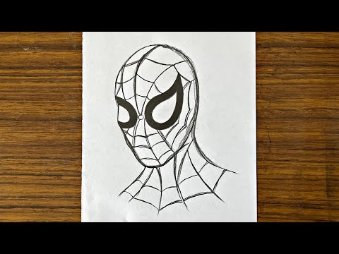 How to draw Spiderman | Spiderman drawing step by step | easy Drawing ideas for beginners | Drawing