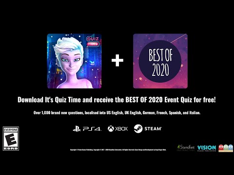 It's Quiz Time - Brand New Update: Best of 2020 Event Quiz