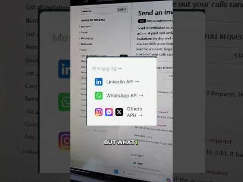 LinkedIn API for automated connection requests (and messaging). #aiautomation