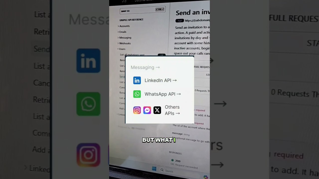 LinkedIn API for automated connection requests (and messaging). #aiautomation