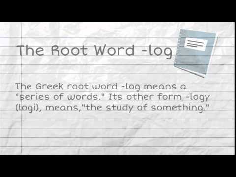 The Root Word Log