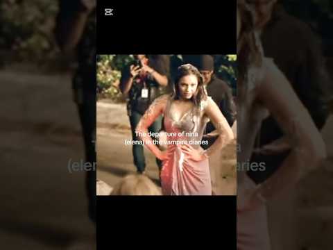 Nina dobrev LEAVING vampire diaries #thevampirediaries