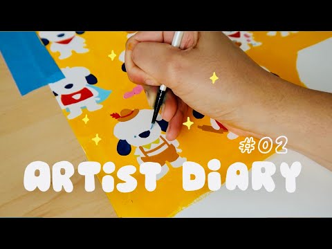 Painting a Picture Book Page ✷ Illustrator Diaries #2