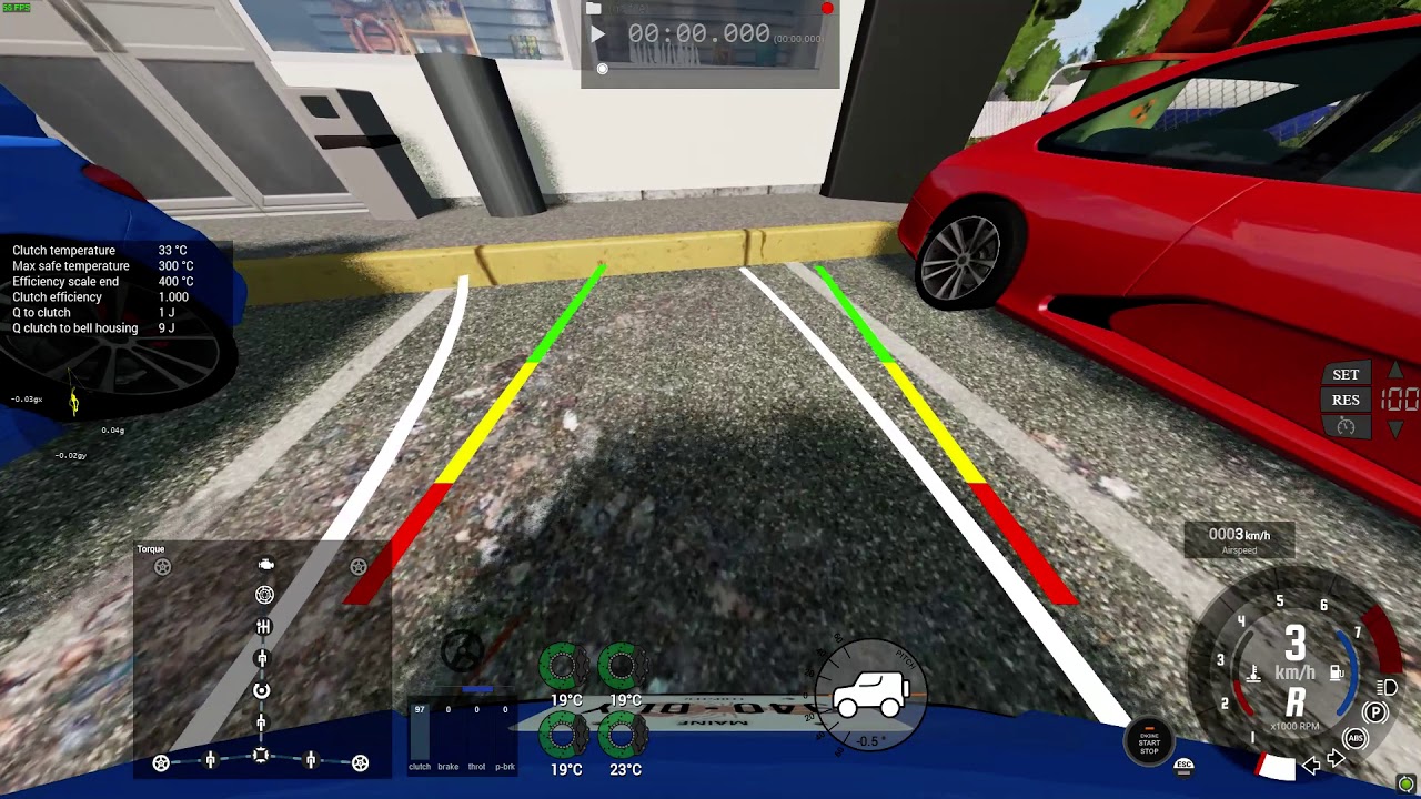 BeamNG Backup Camera Demonstration