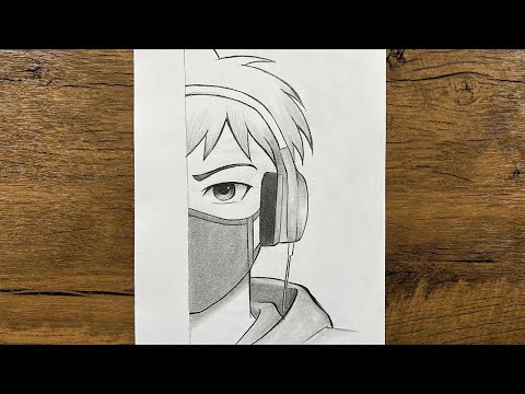 How to Draw an Anime Boy Wearing Headphones | Easy Step-by-Step Tutorial