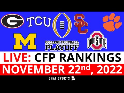 College Football Rankings LIVE – Top 25 Teams In Newest College Football Playoff Rankings For 2022