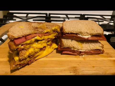 Fried Bologna Sandwich (Boloney)