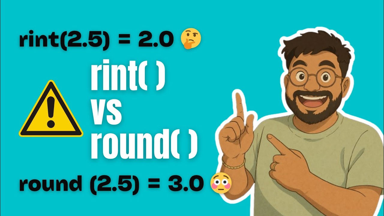 ⚠️ round() vs rint() in Java – The Subtle Mistake Beginners Make! #MathRintVsRound #JavaTutorial