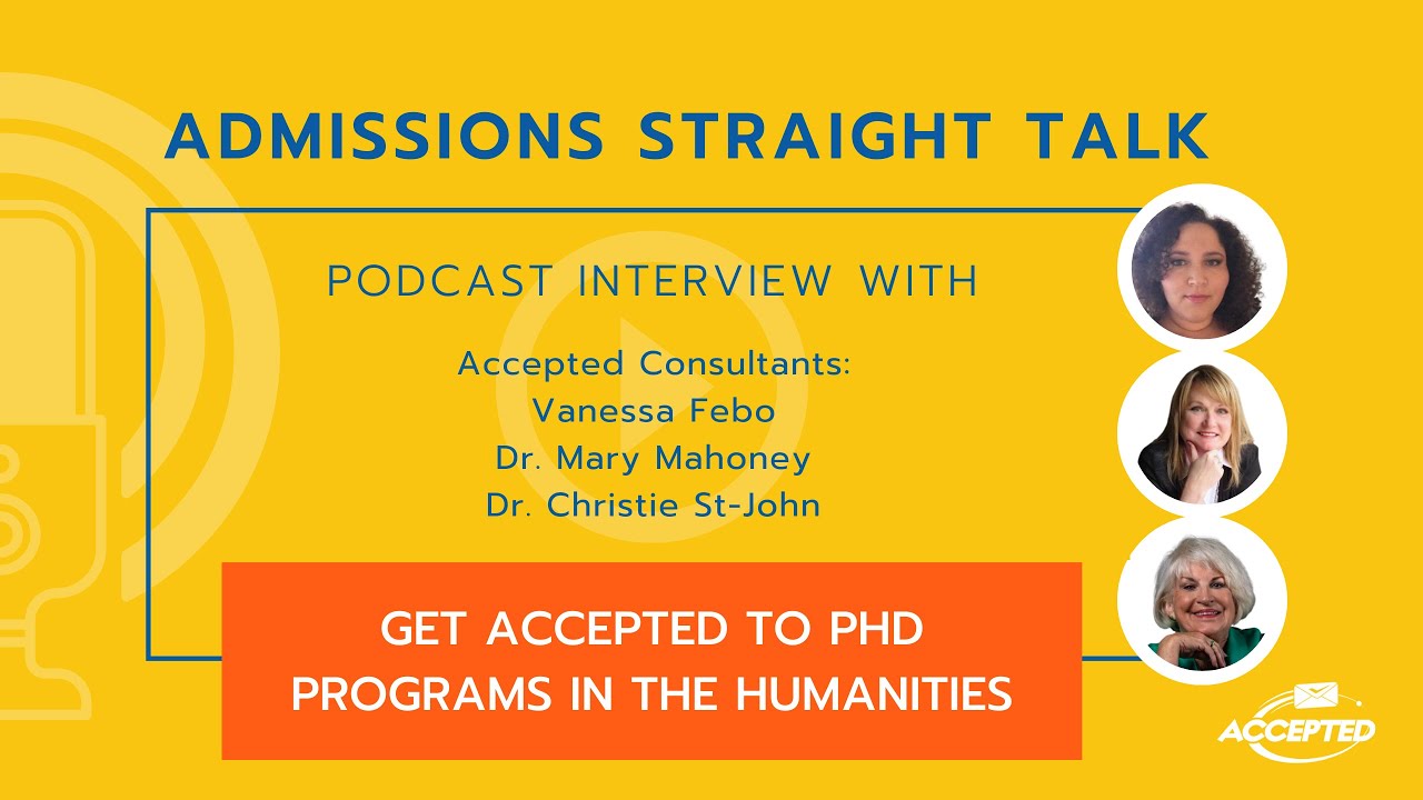 Get Accepted to PhD Programs in the Humanities