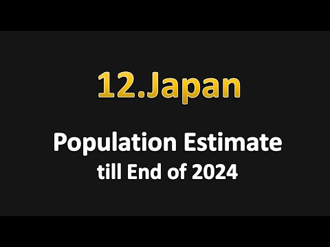 Japan Estimate Population till December 2024