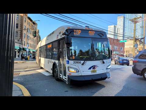 New Jersey Transit 2021 & 2024 New Flyer "Xcelsior" XD60 Artics 20906 & 24044 On The 119B & 119P