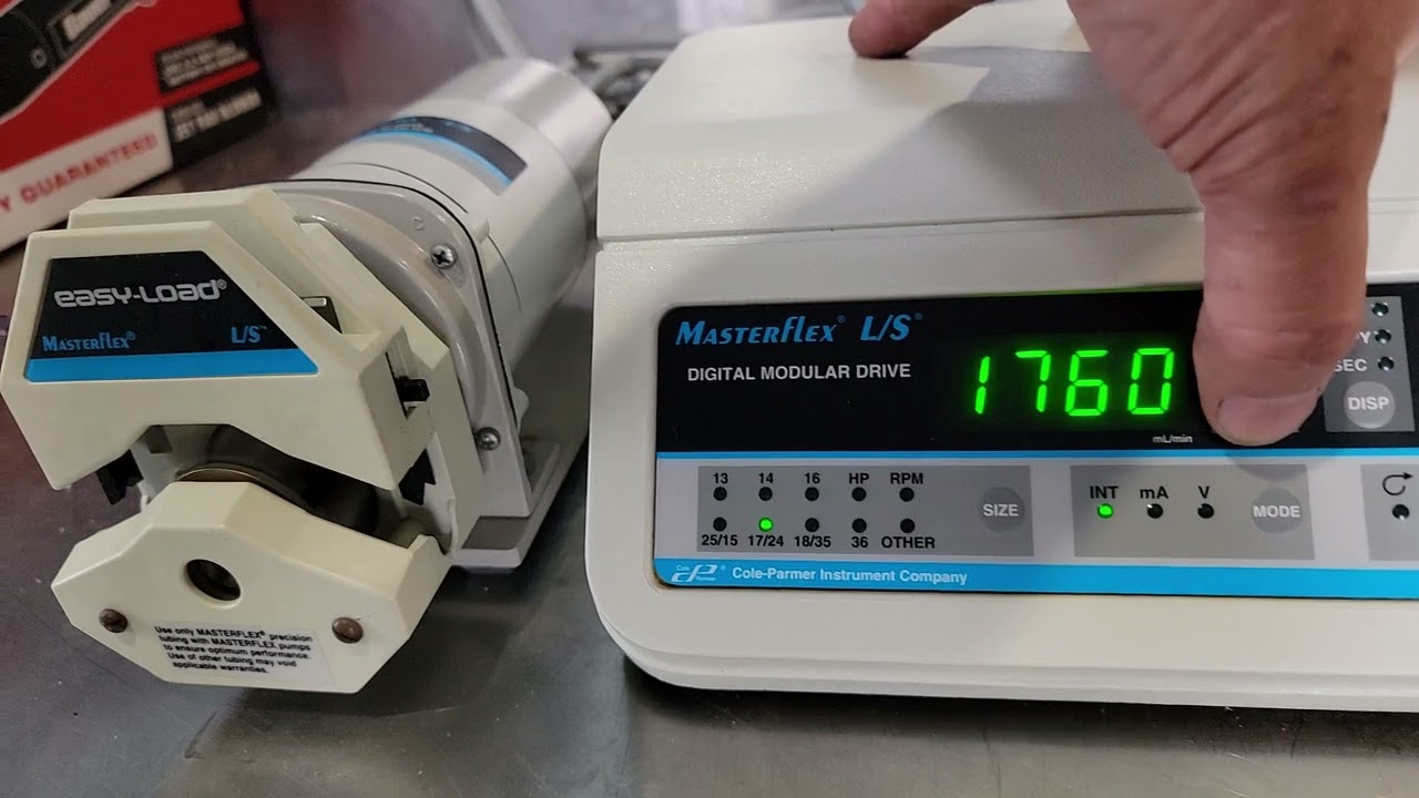 MASTERFLEX L/S EASY-LOAD PUMP with DIGITAL MODULAR DRIVE