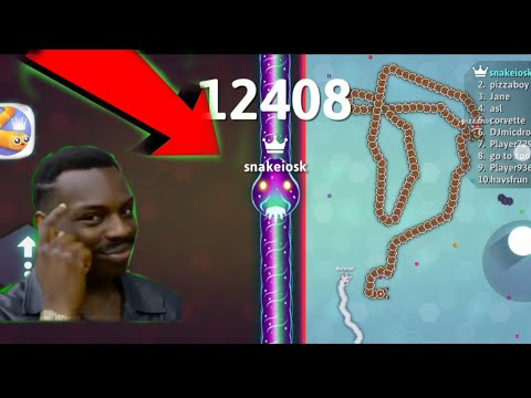 Snake Io snake Across the wall Snake gameplay