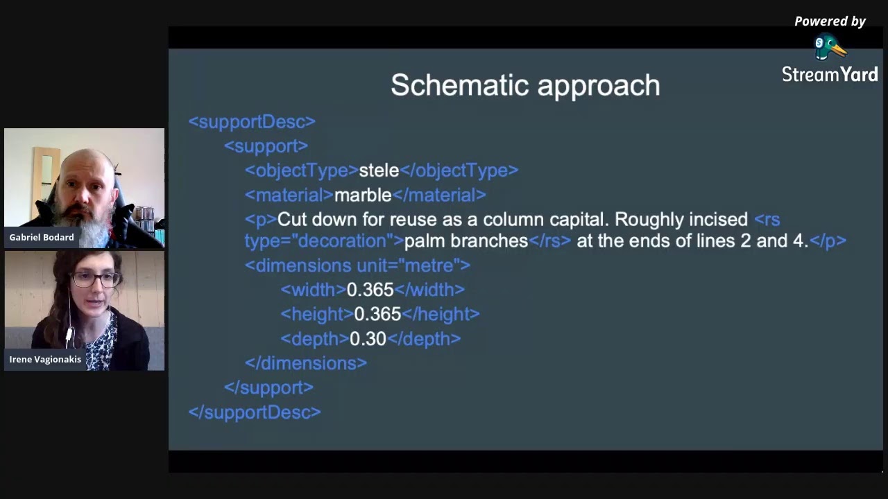 EpiDoc Tutorial: Description of object