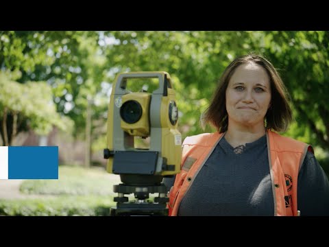 Surveying and Geomatics at Clark College with Sadie