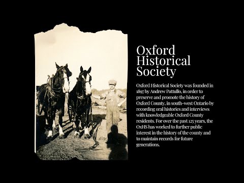 Oxford Local History Day presents the Oxford Historical Society