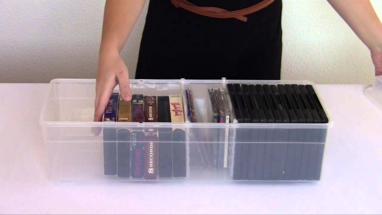 Iris Media Box with Dividers