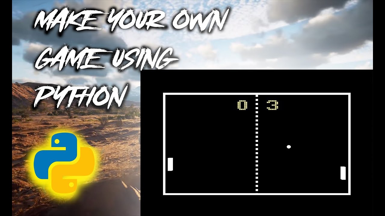 Make your own game using python | Pong Game | Beginner level  tutorial | Code Hub | Pygame | Turtel