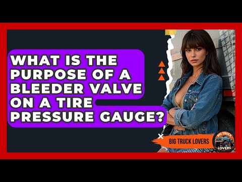 What Is The Purpose Of A Bleeder Valve On A Tire Pressure Gauge? - Big Truck Lovers