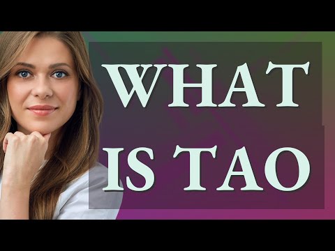 Tao | meaning of Tao