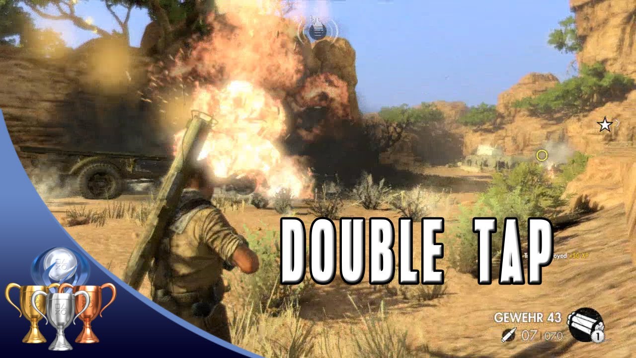 Sniper Elite 3 - Double Tap - Incapacitate 2 vehicles in Kasserine Pass within 5 seconds
