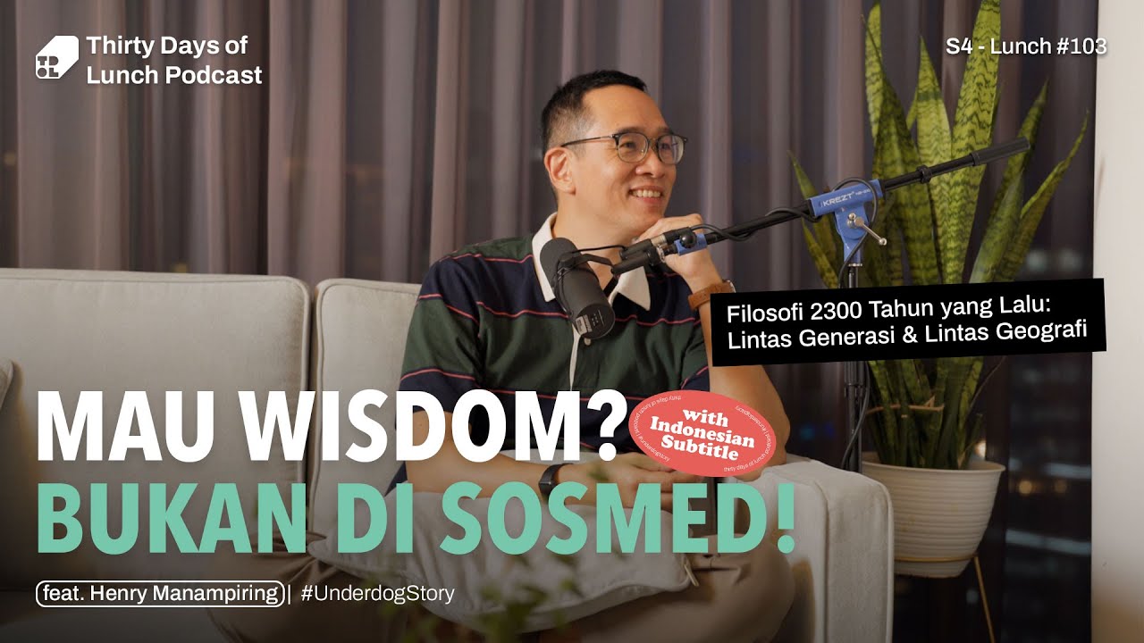 Lunch #103: Filosofi Teras - Dari 2300 Tahun Lalu Untuk Masa Kini (feat. Henry Manampiring)