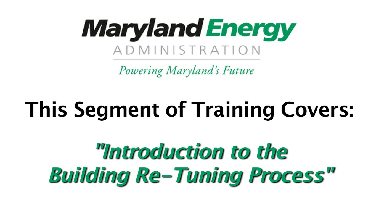 1 Introduction to the Building Re Tuning Process