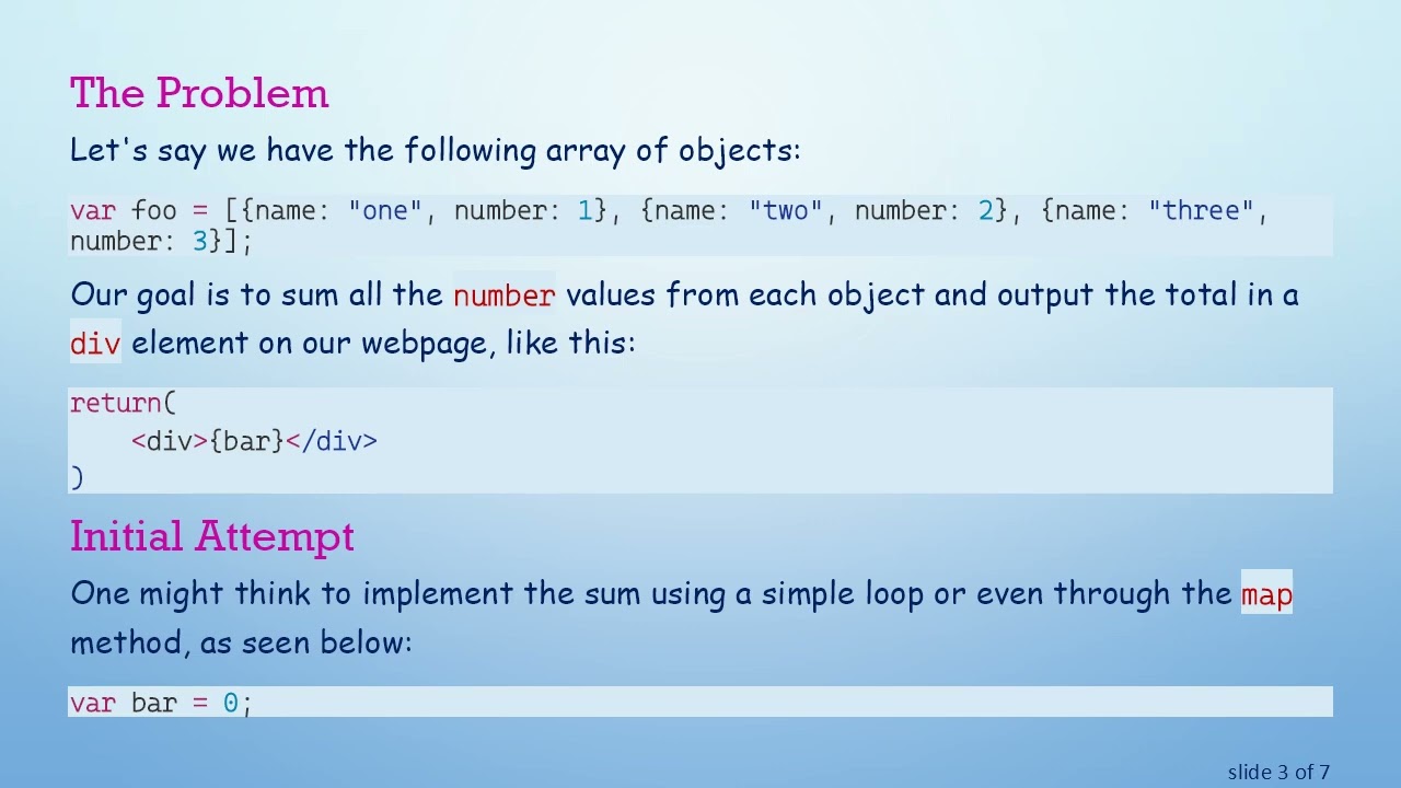 How to Efficiently Add Up Values in a JavaScript Object Array