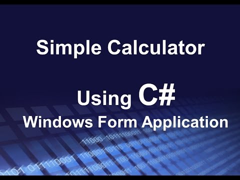 Simple Calculator in C# – elearningtuts