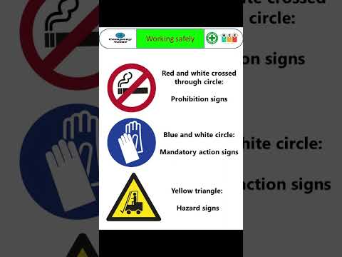 The Colours of Safety Signs: What Do They Mean? 1