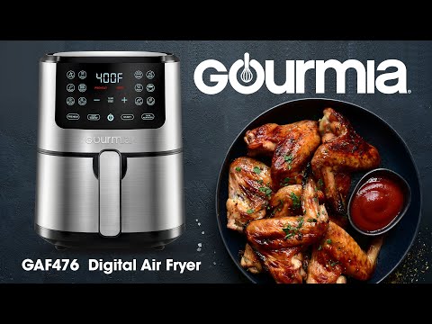 Gourmia GAF476 4-Quart Stainless Steel Digital Air Fryer