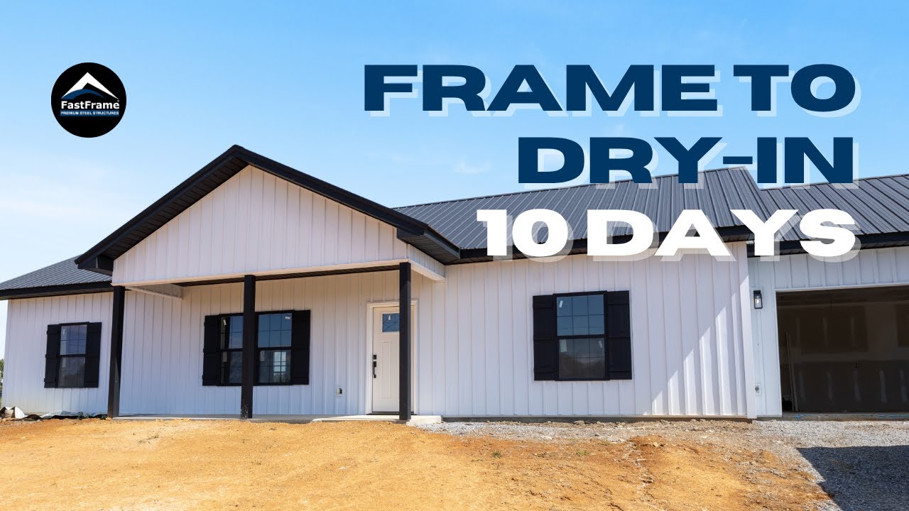 Watch a Steel-Framed Home Go Up in Just 10 Days | FastFrame Exterior