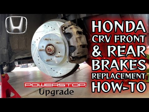 Honda CRV Front & Rear Brakes Replacement How-To