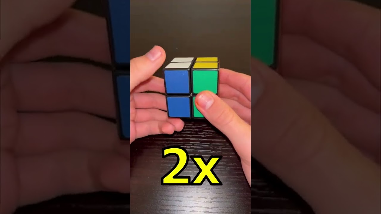How To Make The Checkerboard Pattern On The 2x2 Rubik's Cube! 😎